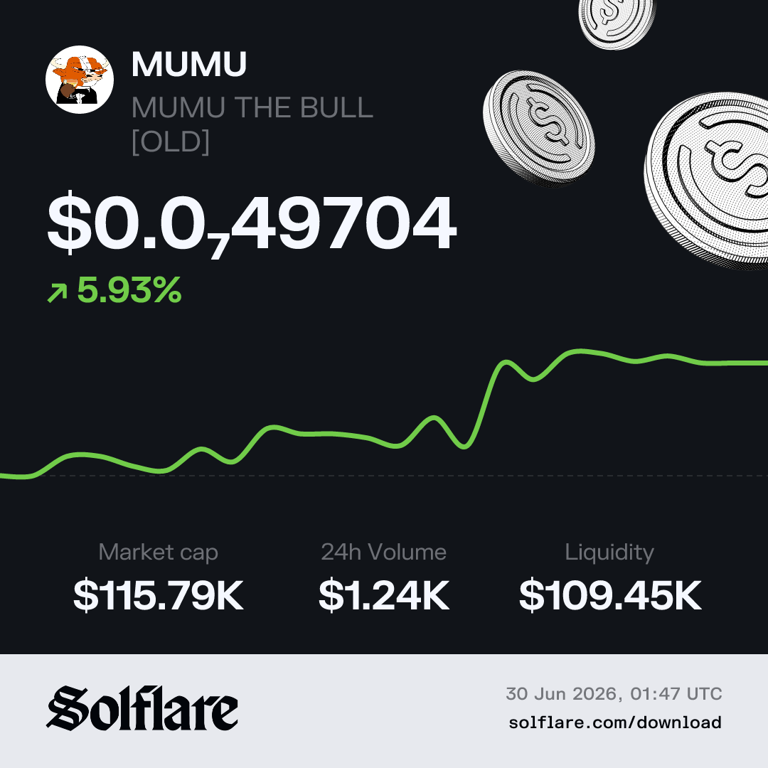 Buy MUMU THE BULL (MUMU) Easily | Solflare Wallet Guide