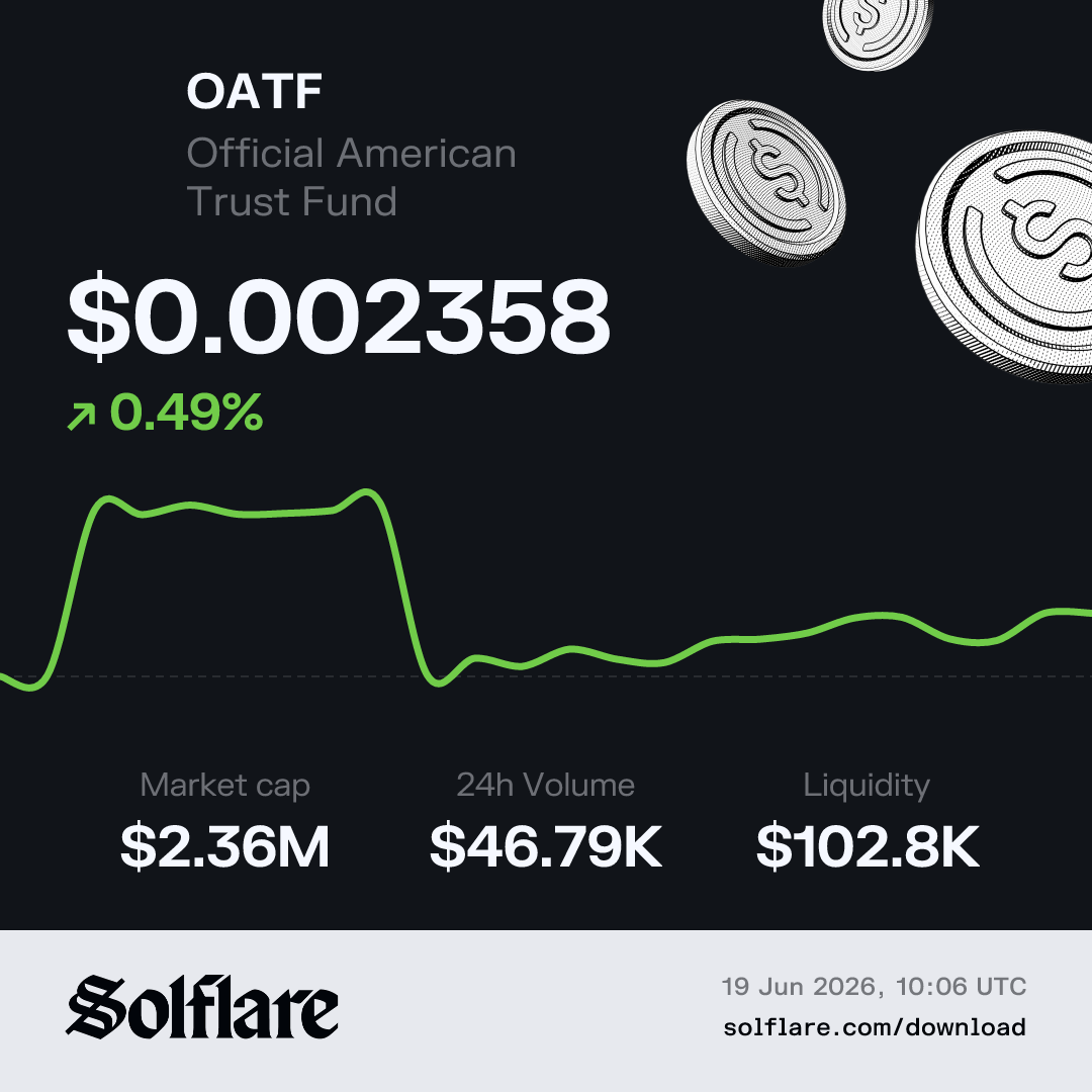 Official American Trust Fund Price Today | OATF Live Chart, Market Cap ...